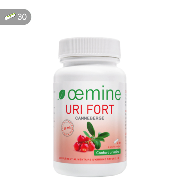 Oemine Uri Fort | E.coli | Canneberge | Cranberry | Pro-anthocyanidines